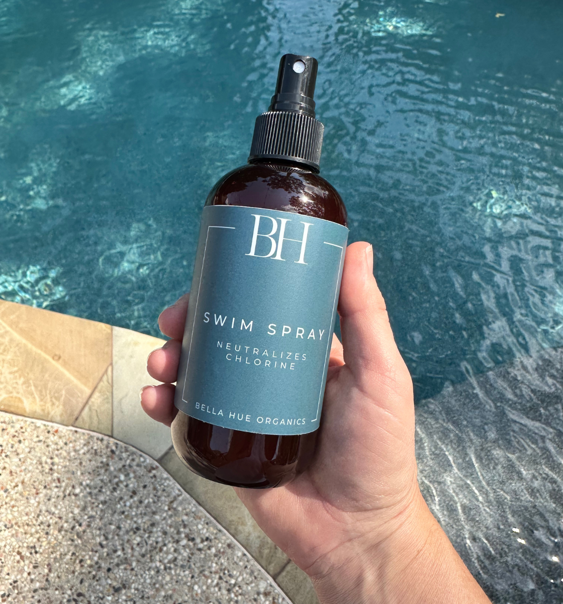 All Natural Swim Spray –(Protects Hair & Skin from Chlorine + Hard ...